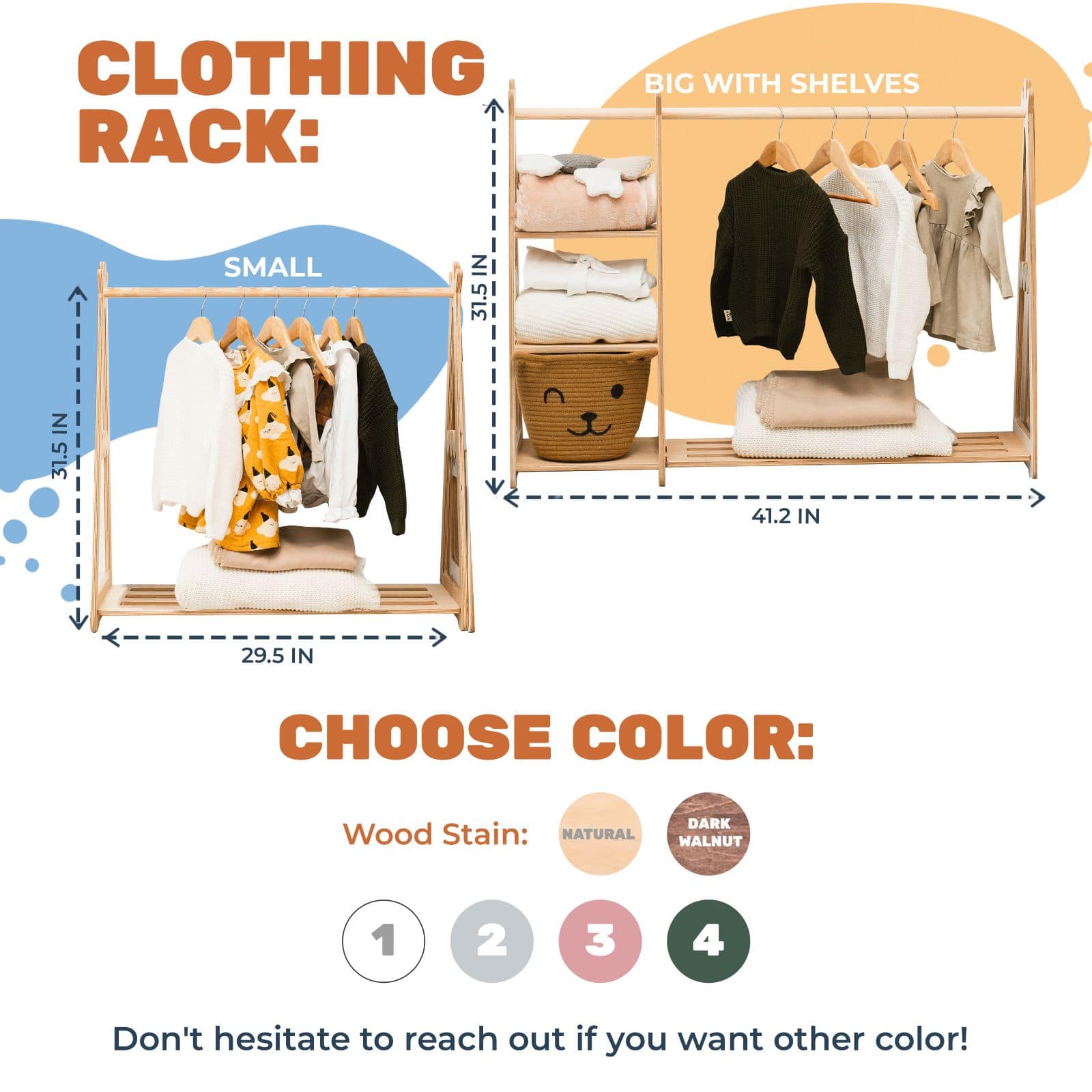 Teepee Clothing Rack In Stock in USA ChildUniverse