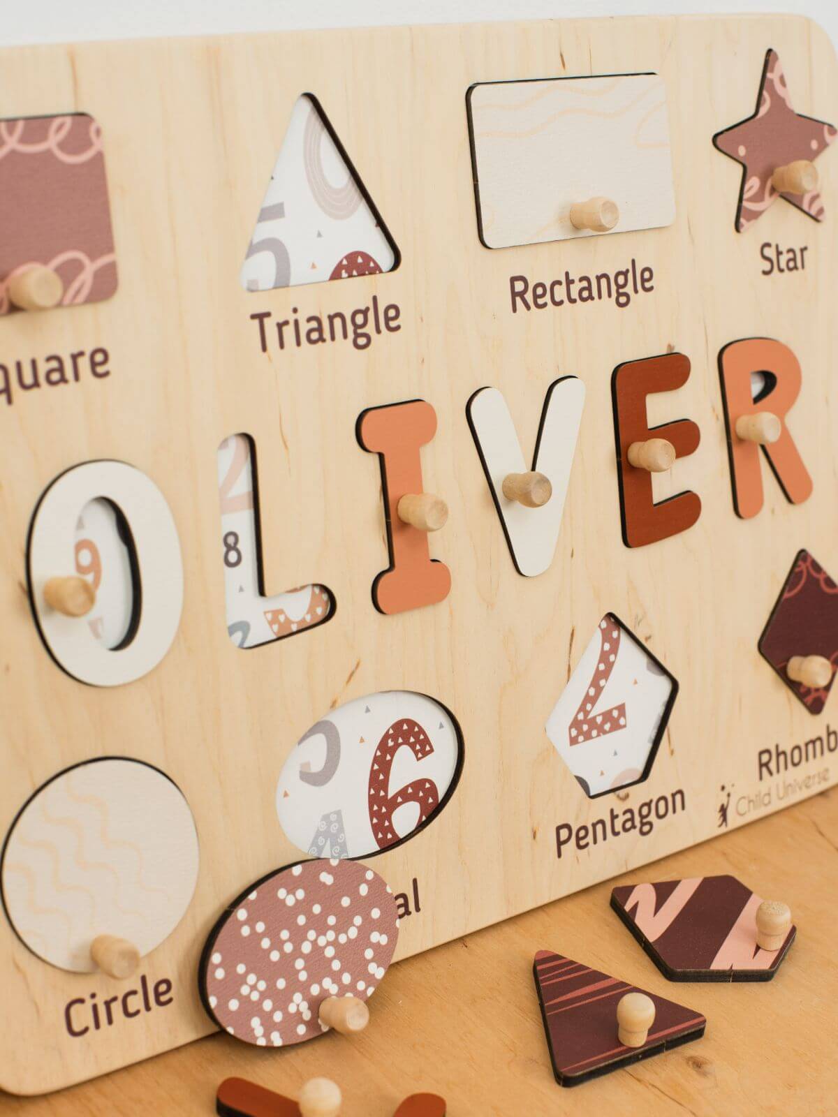 Shape Sorting Name Board Best Price at ChildUniverse