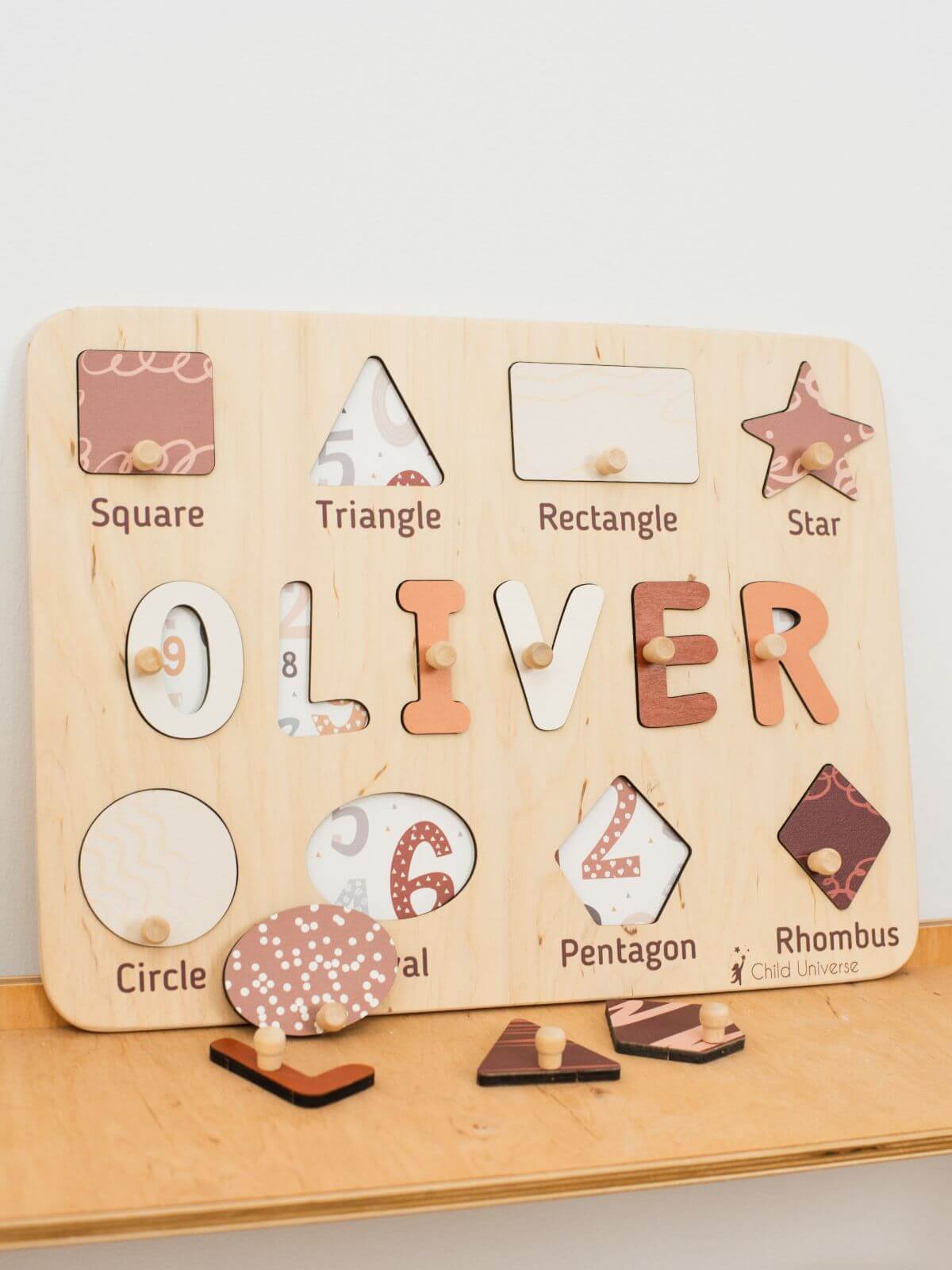 Shape Sorting Name Board Best Price at ChildUniverse