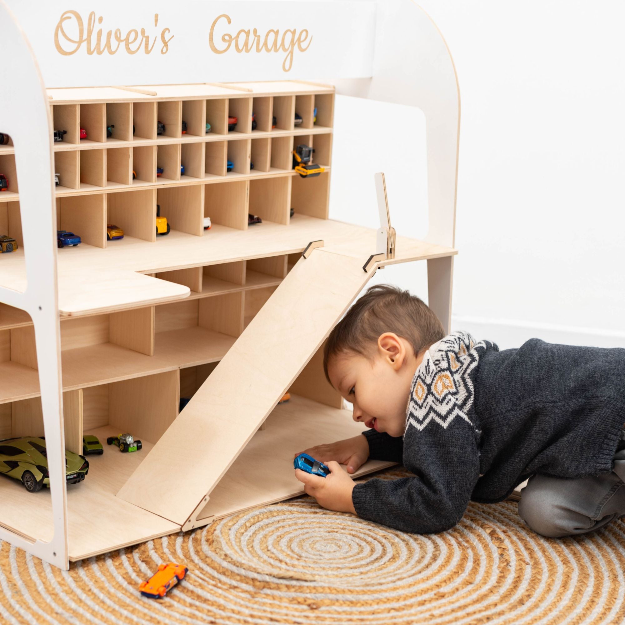Toy Car Garage Storage 🟆 ChildUniverse