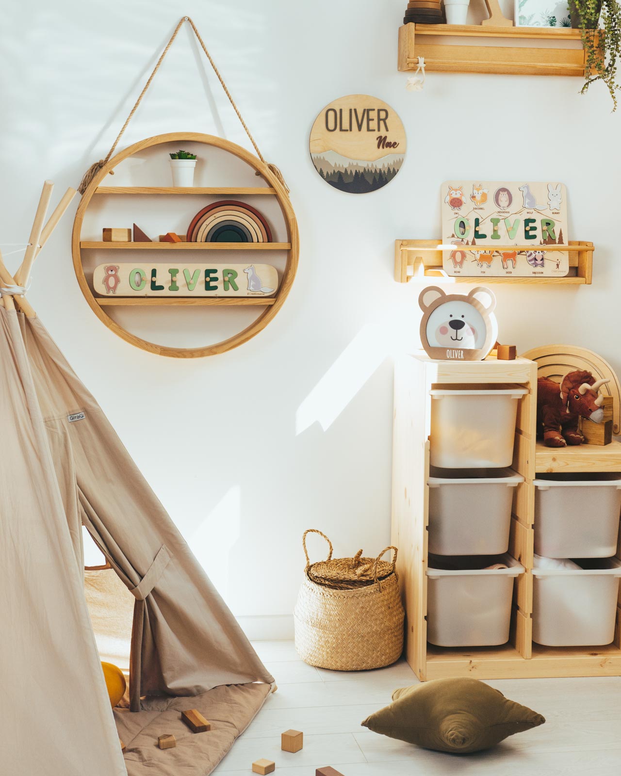 Woodland Name Board ChildUniverse