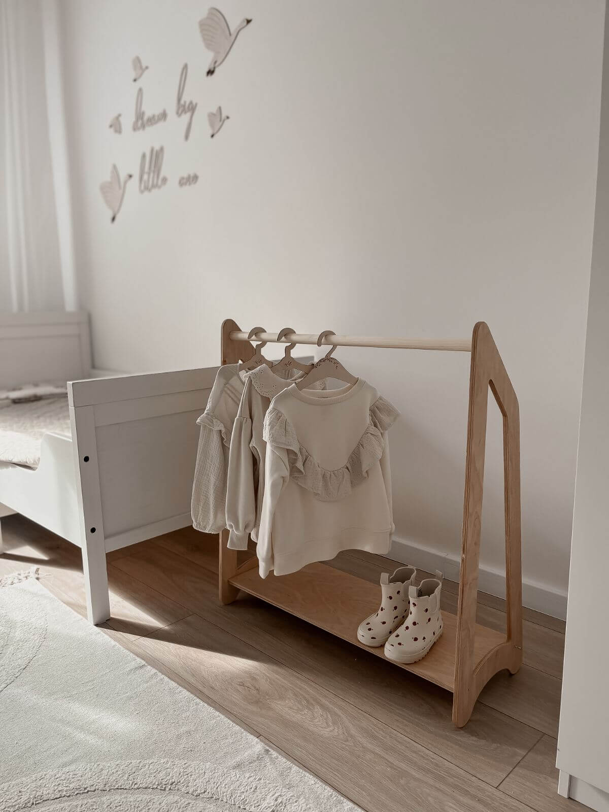 Wooden Clothing Rack Always in Stock at ChildUniverse
