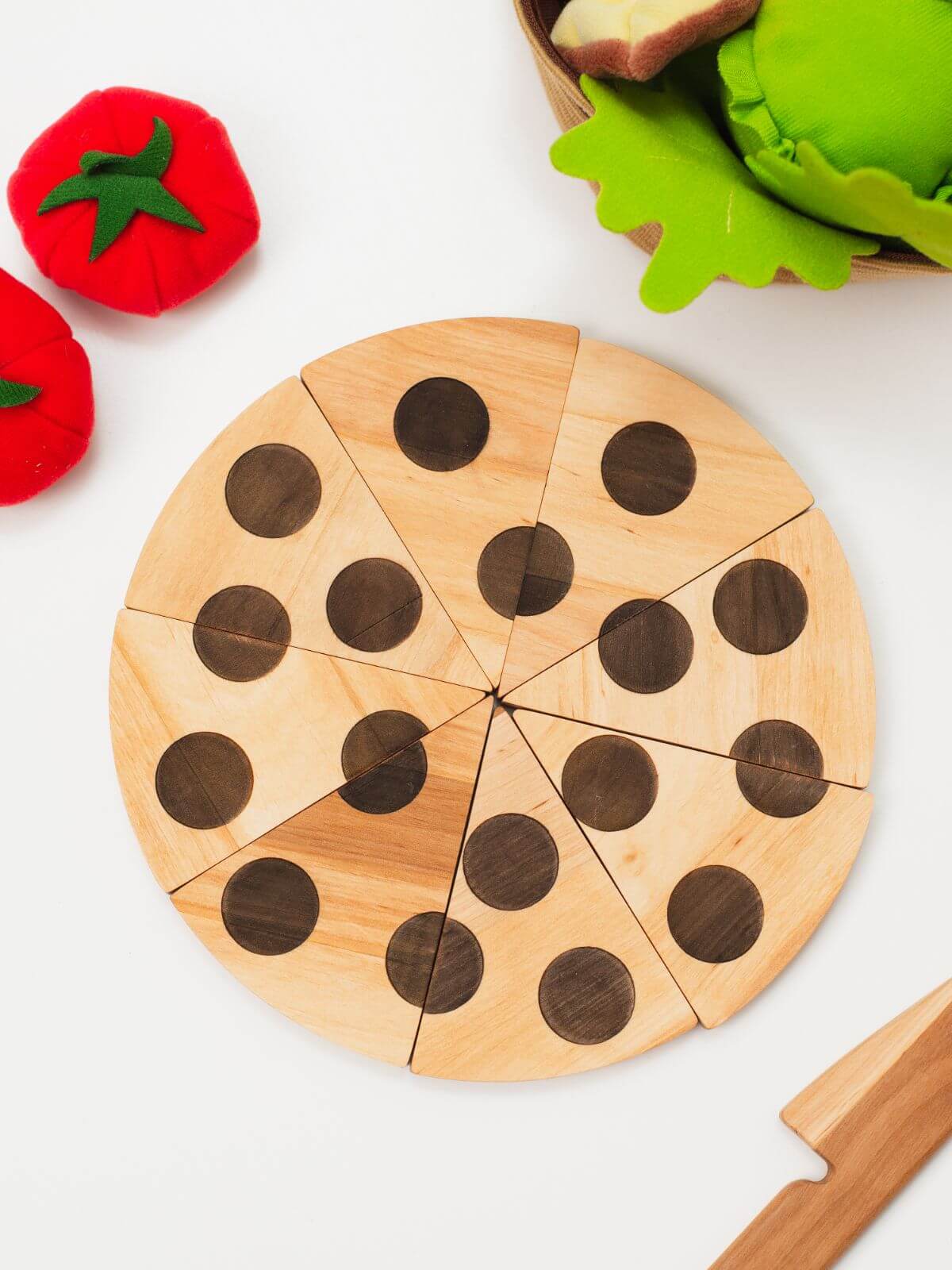 Wooden Pizza Toy 🟐 ChildUniverse