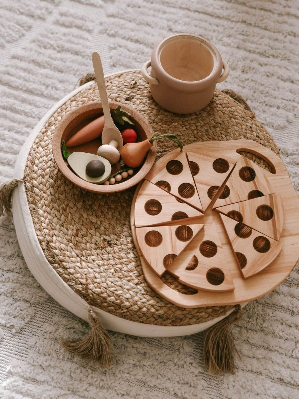 Wooden Pizza Toy Set Always in Stock at ChildUniverse