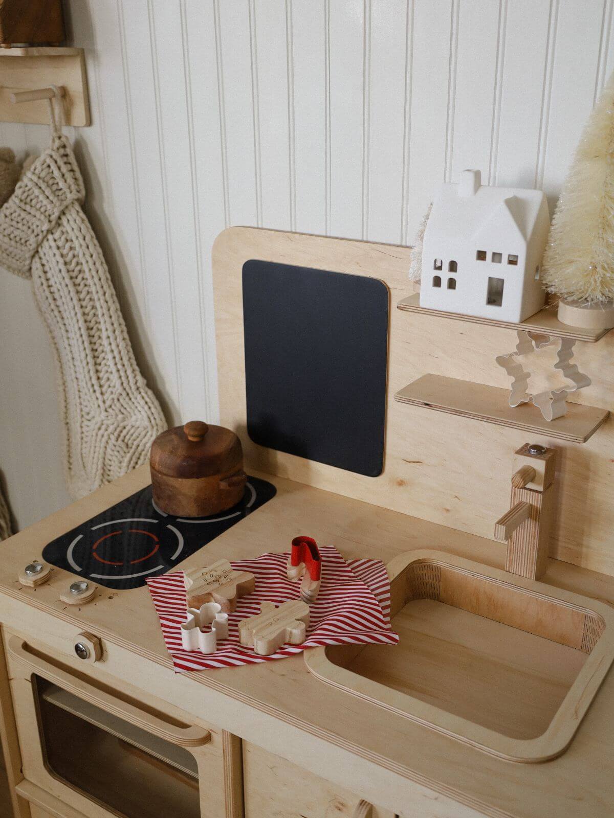 Wooden Play Kitchen ChildUniverse
