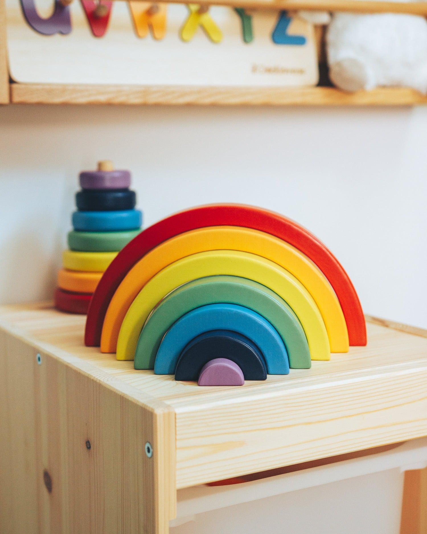 Rainbow Stacker In Stock at ChildUniverse