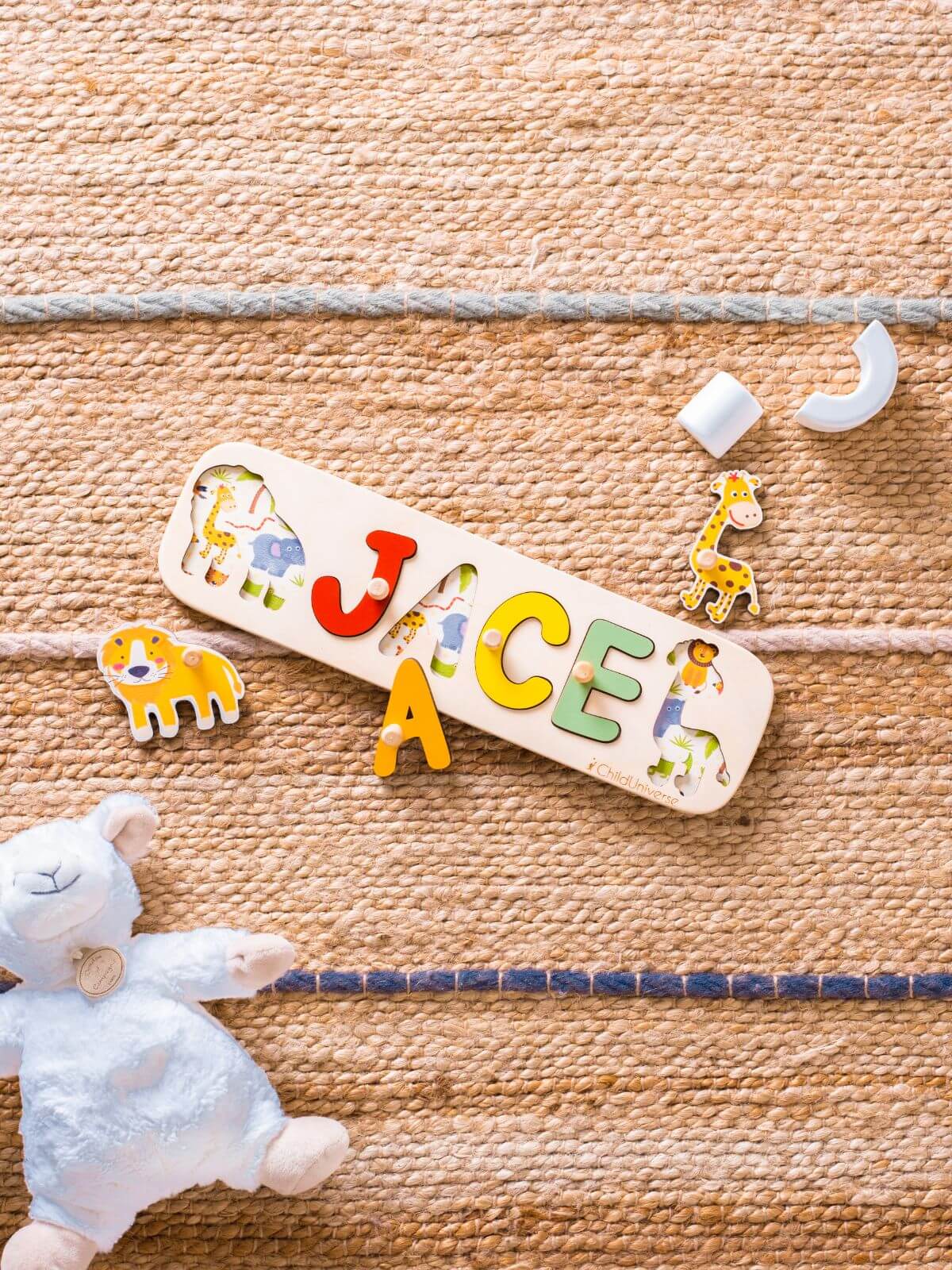 ChildUniverse Safari Name Puzzle Inspiring Imaginative Play